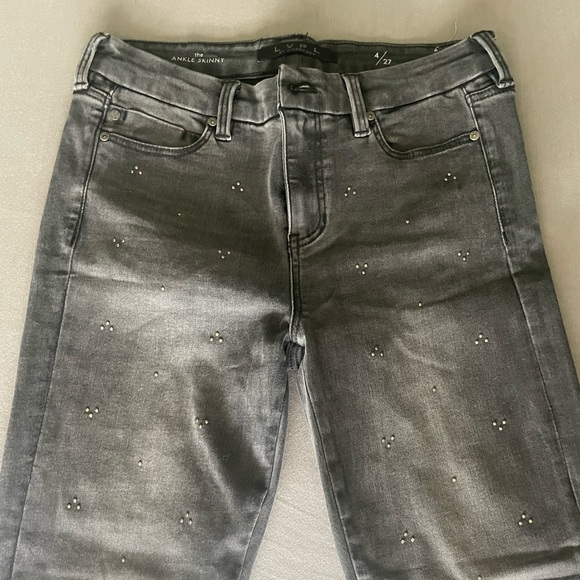 Liverpool Jeans Company | Jeans | Liverpool Ankle Skinny Studded Grey ...
